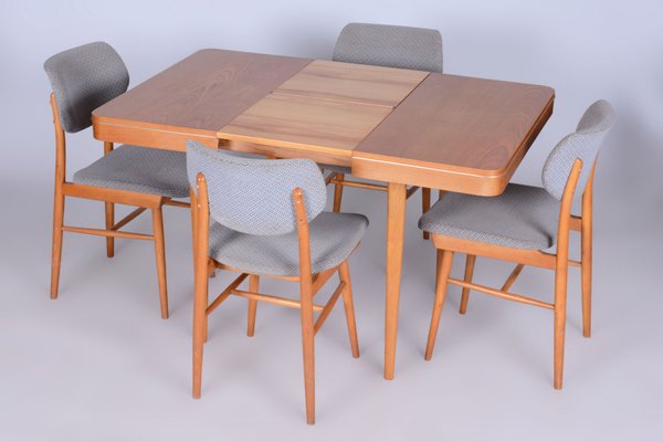 Mid century folding table and chairs store