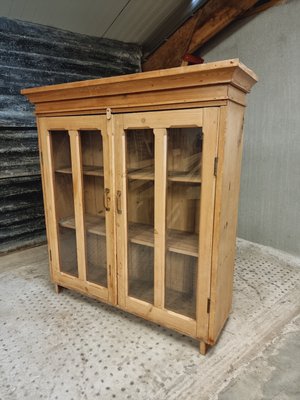Antique wooden display cabinet store