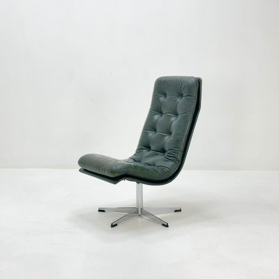 Dark green leather chair store