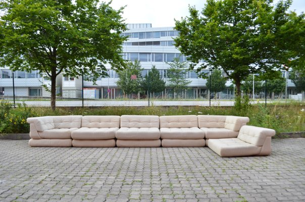 Vintage Mah Jong Modular Lounge Sofa by Hans Hopfer for Roche Bobois 1970s Set of 17