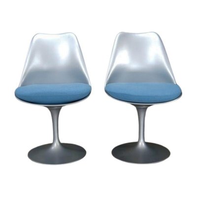 Blue Tulip Chair attributed to Saarinen for Knoll 1960s