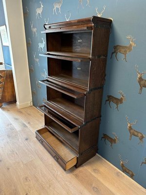 Antique Globe Wernicke Bookcase 1890s Set of 4 for sale at Pamono
