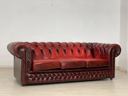 Chesterfield Sofa in Leather for sale at Pamono