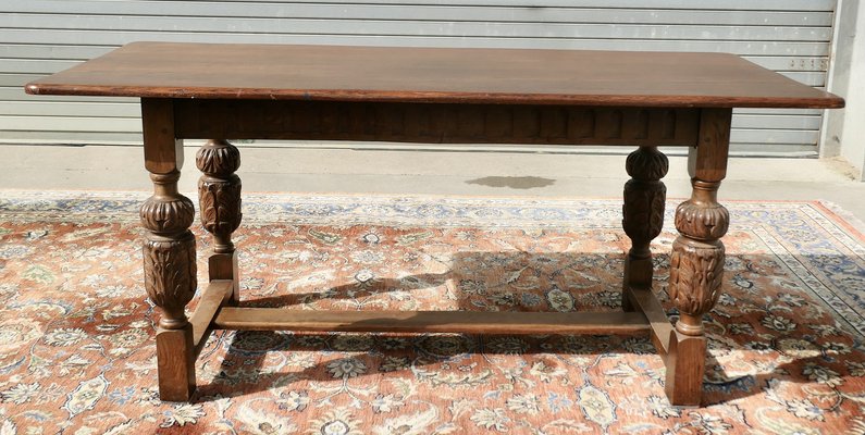 Oak refectory dining table store