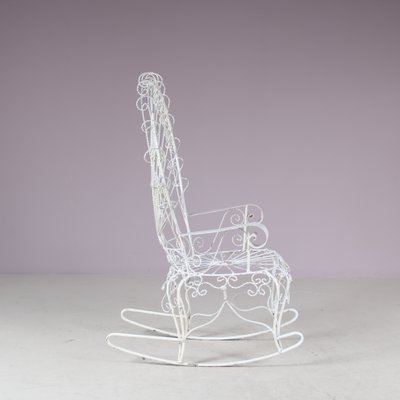 Peacock Chair aus Metall von Salterini Mexiko 1950er