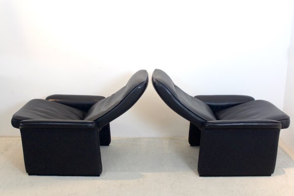 Soft leather chair and ottoman store