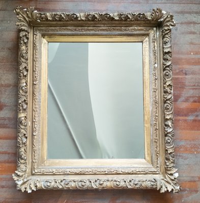 Rustic Gold Decorative Wall Mirror 1890s