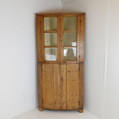 Pine curio cabinet store