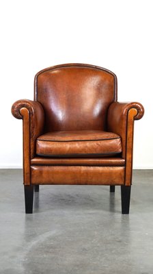 Vintage Sheep Leather Armchair