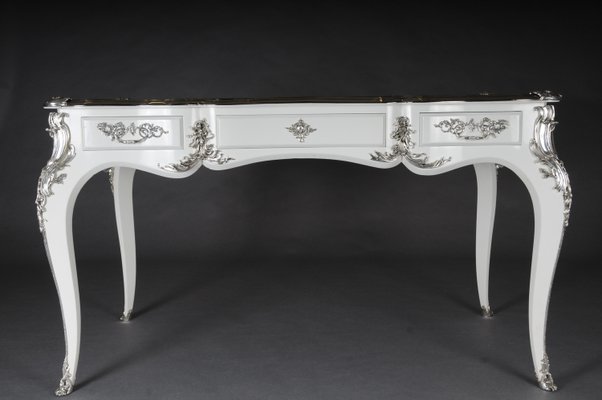 Vintage white writing desk store