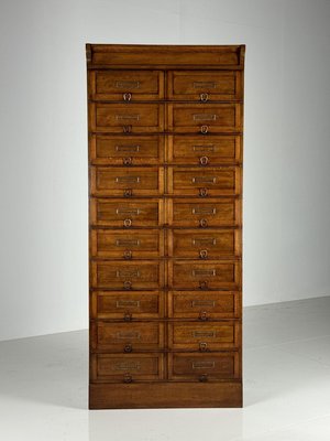 Antique Wooden Filing Cabinet