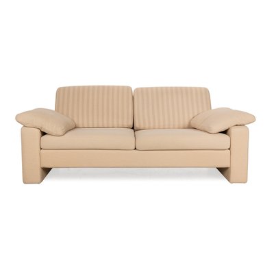 Conseta Fabric Two Seater Cream Sofa from Cor