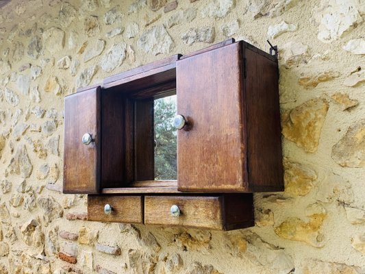 Vintage wall mounted cabinet store