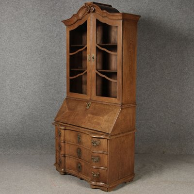 Antique oak secretary store