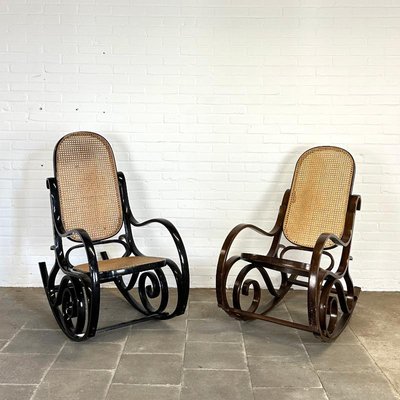 Black wicker rocking chairs for sale store