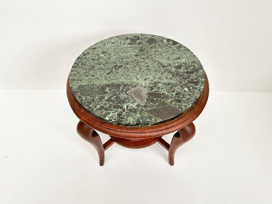 Vintage Side Table with Marble Top for sale at Pamono