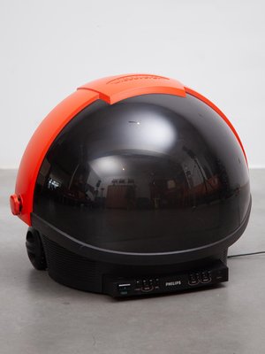 Spage Age Model Discoverer Television from Philips, 1980s Spage Age Model Discoverer Television from Philips, 1980s