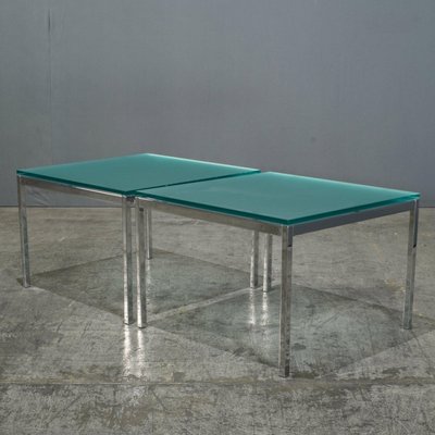 Frosted Glass Square Coffee Table from Knoll