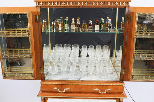 Glass cocktail cabinet store
