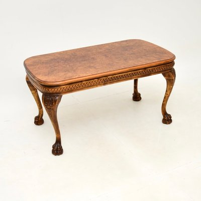 Burr Walnut Coffee Table 1930s