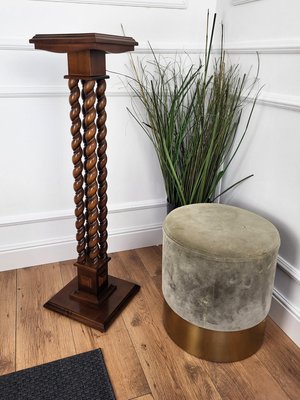 Twisted Pedestal Plant Stand
