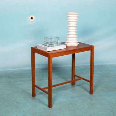 Vintage Side Table in Teak and Oak 1960s for sale at Pamono
