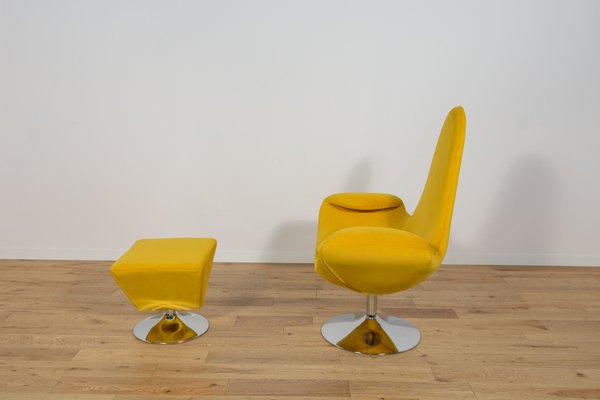 Occasional chair with footrest store