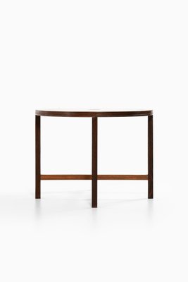 Console Table in Wenge and Aluminum by Torsten Thorup Claus Bonderup 1950s