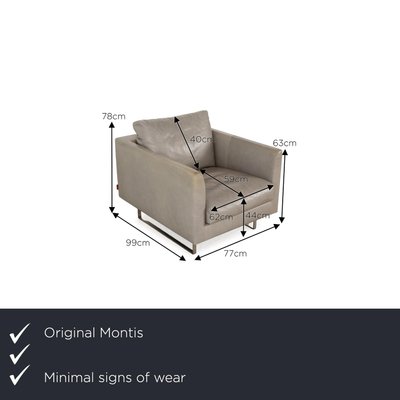 Axel leather armchair store