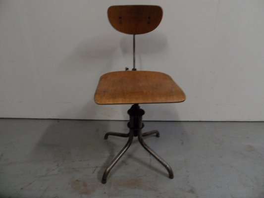Vintage Industrial Task Chair Vintage French Industrial Machinist