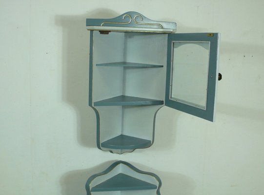 Wall mounted corner curio cabinet store