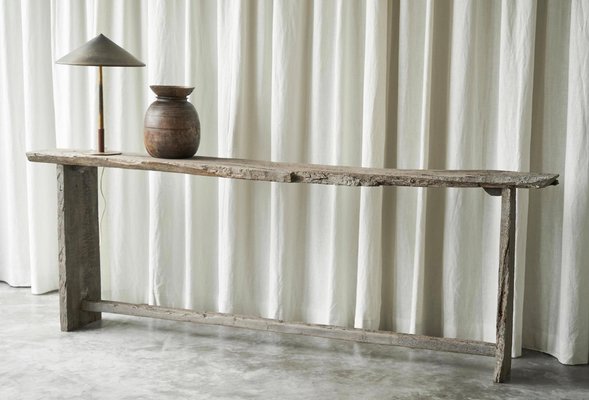 Antique wood console store