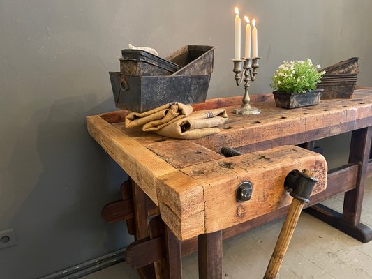 Antique workbench store