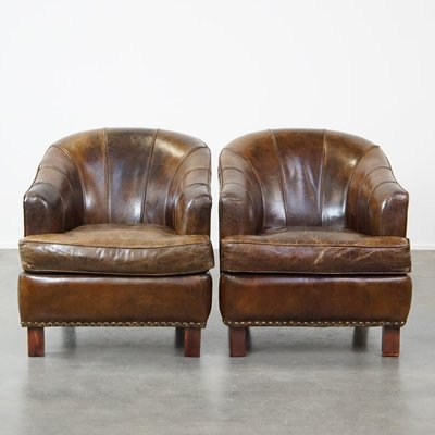 Vintage leather club chairs for sale store