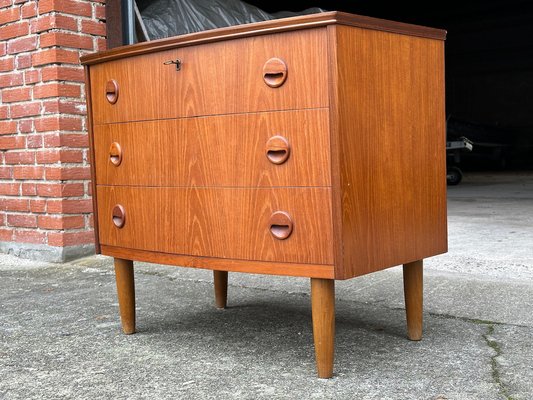 Mid Century Danish Teak Dresser 1960s