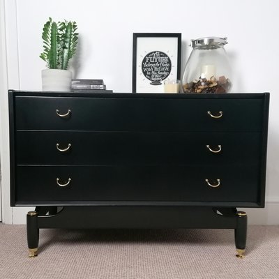 Mid Century Librenza Lowboy Chest of Drawers by E Gomme for G Plan 1950 for sale at Pamono