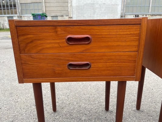 Vintage teak nightstands store