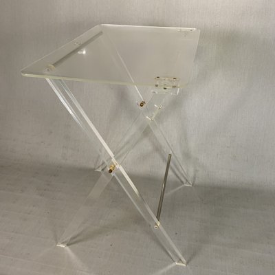 Acrylic folding table store
