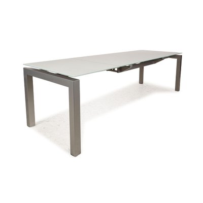 Extendable Dining Table in Glass from Calligaris for sale at Pamono