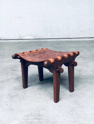 Sling stool ottoman store