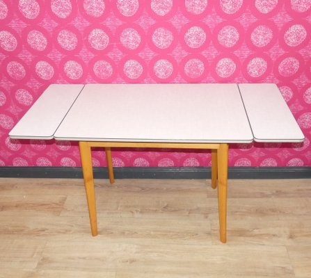 Extendable Formica Kitchen Table 1950s