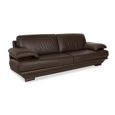 Leather Three Seater Sofa from Natuzzi for sale at Pamono