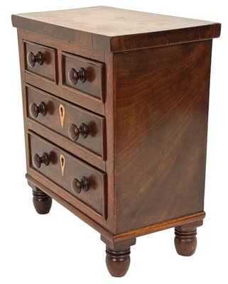 Regency Mahogany Miniature Chest of Drawers 1830s