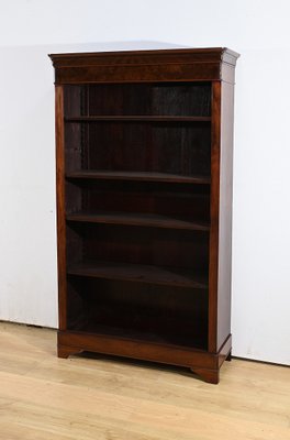 Tall mahogany bookcase store