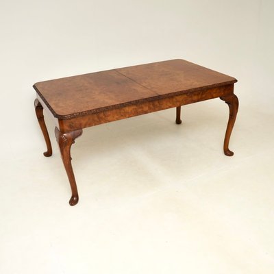 Burr walnut table store