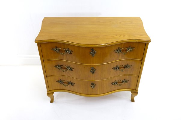 Rococo Style Elm Dresser Sweden 1950s for sale at Pamono