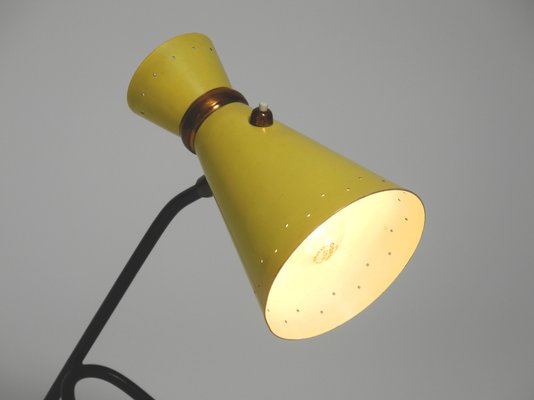 Yellow tripod table lamp store