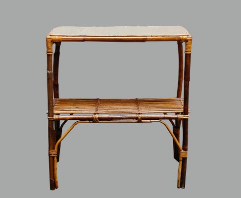 Bamboo rattan console table store