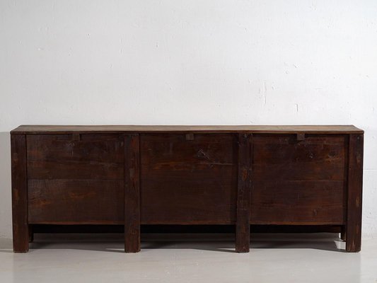 Antique Sideboard with Dark Tones 1900