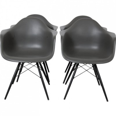 Sedie DAW di Charles Eames set di 4